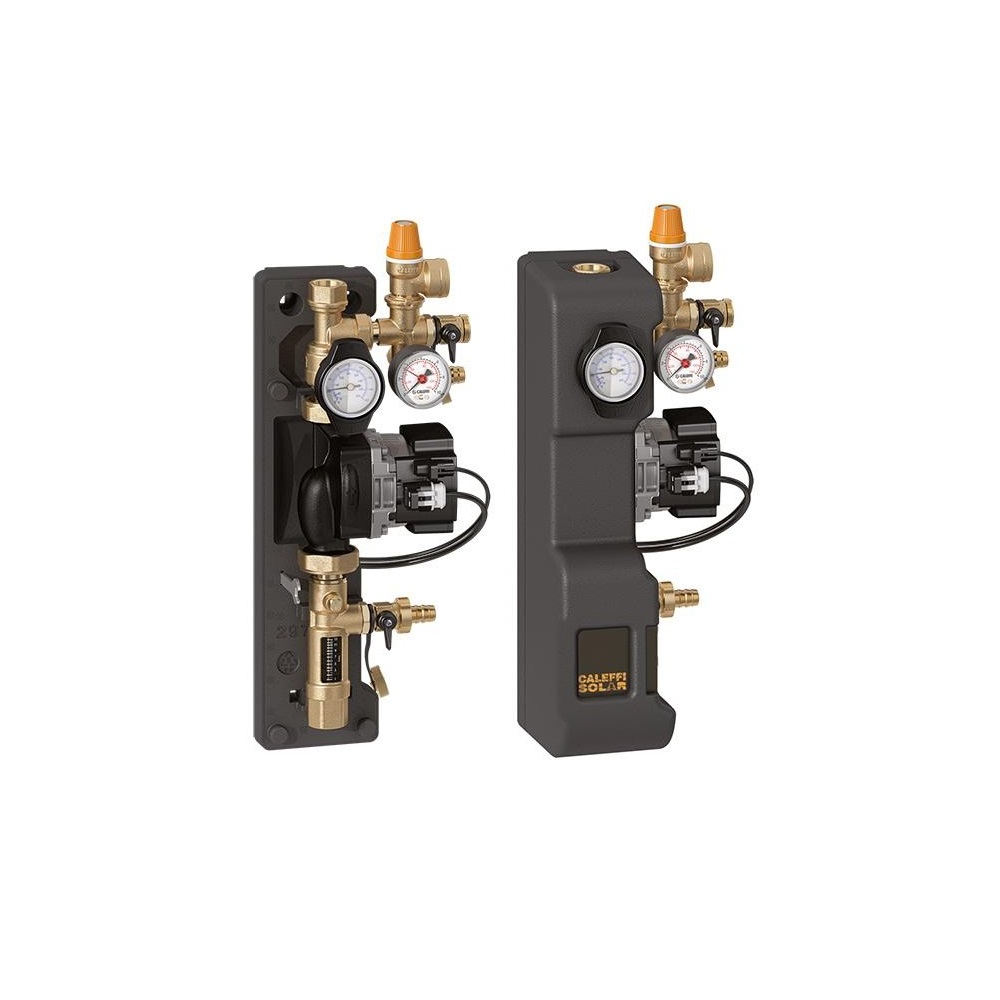 Помпена група CALEFFI SOLAR 3/4" с помпа UPM3 15-75 GRUNDFOS 1-13L/MIN ...
