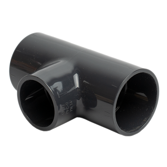 PVC Тройник - намалител Plimat - 0160289 - Размер (mm): 110x90; Налягане (bar): 16 - Balkanenergy.bg