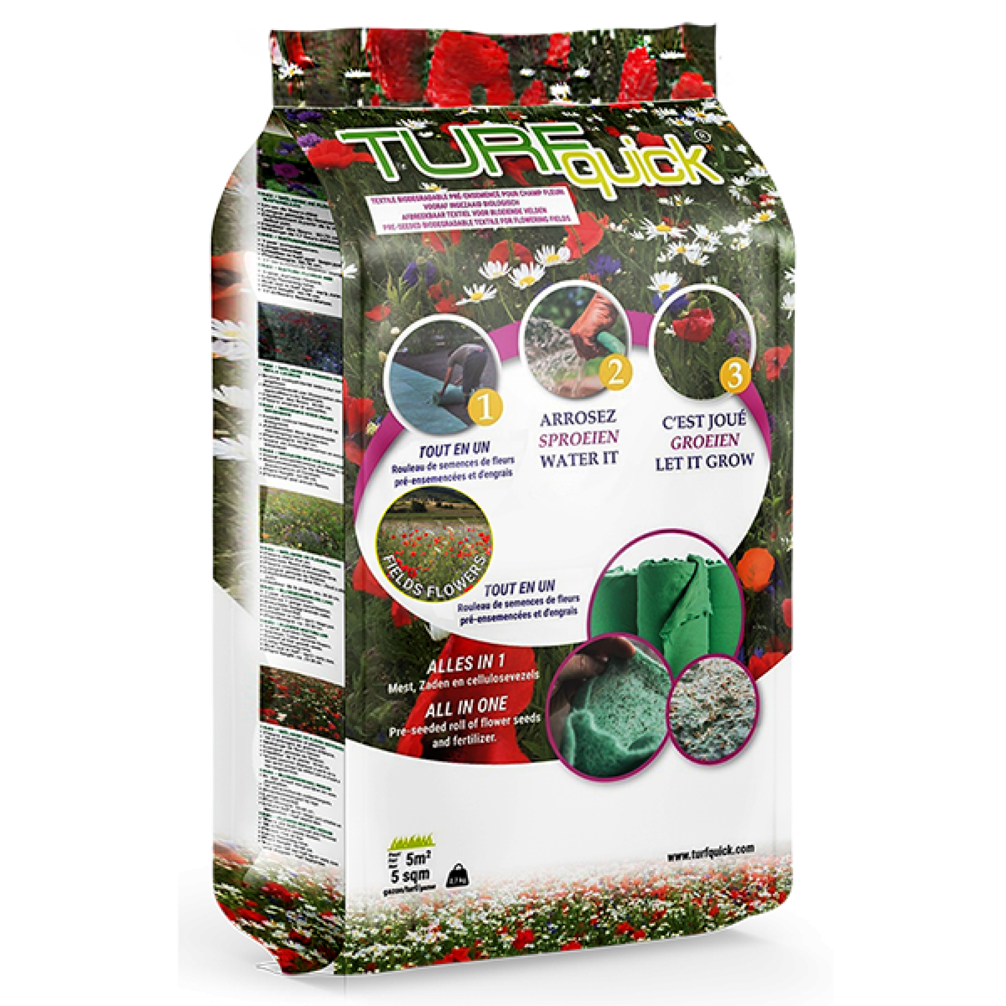 Ролка с цветя Field Flowers TURFquick® - 0531905 - Balkanenergy.bg