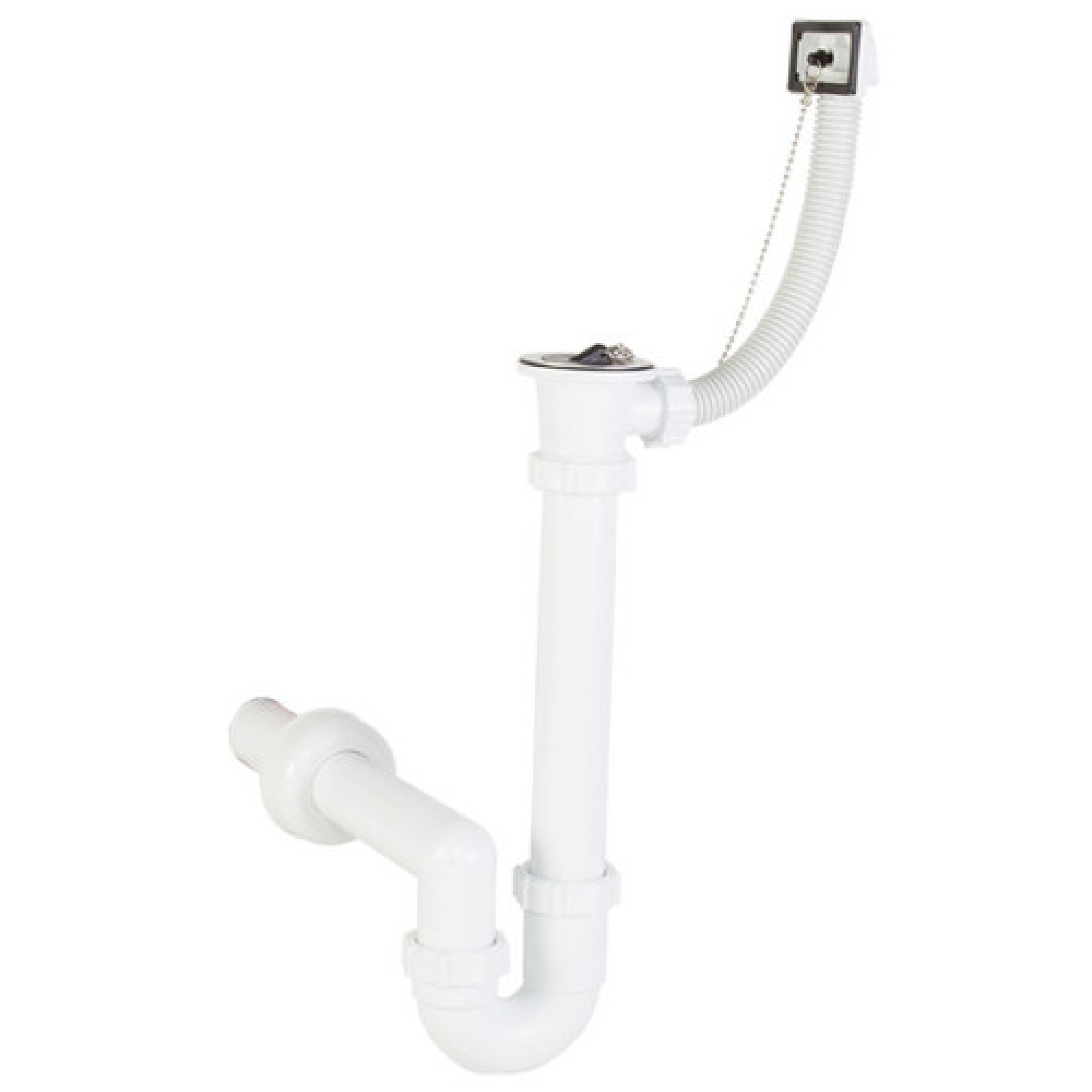 Тръбен сифон за мивка Pp Ф40 6 4 70мм Balkanenergy Bg